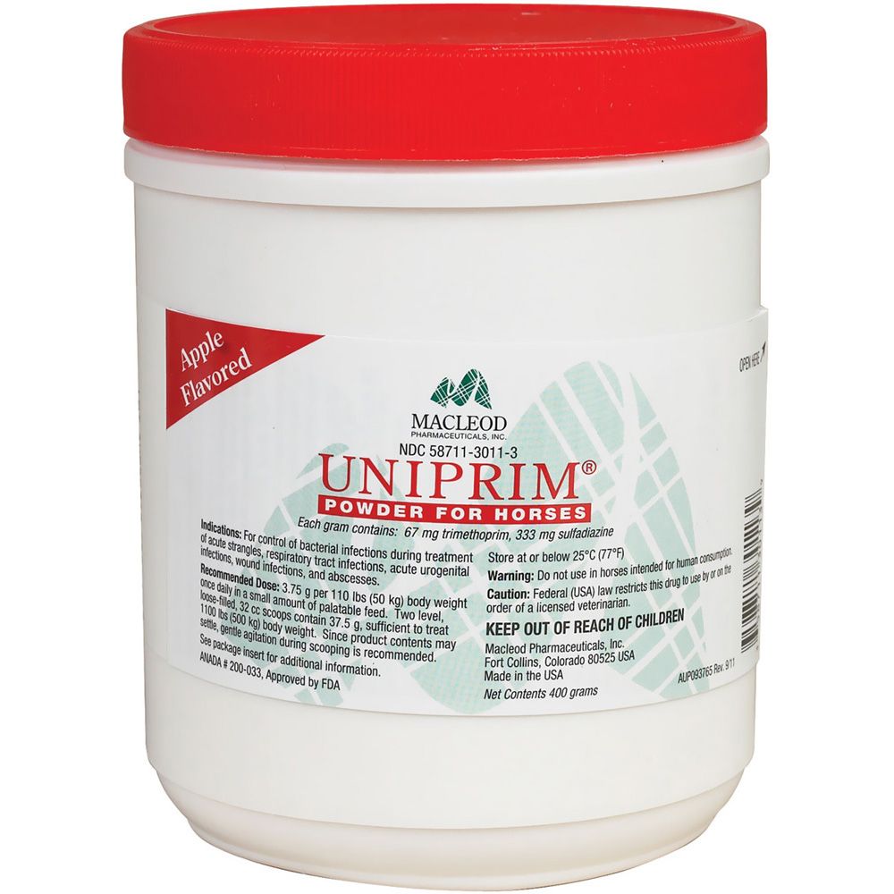 Uniprim Powder - APPLE Flavor - 400gm | On Sale | EntirelyPets Rx