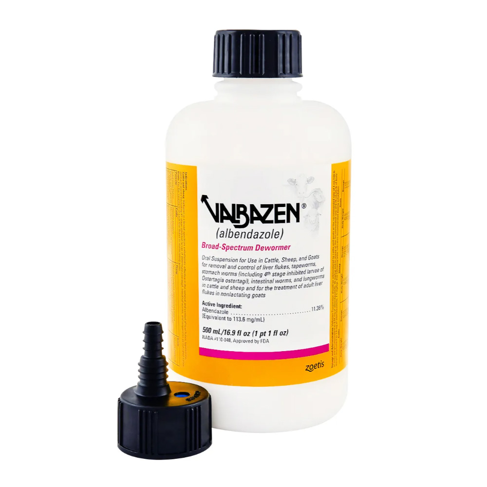 Valbazen for Cattle, Sheep & Goats - (Albendazole) Broad-Spectrum ...