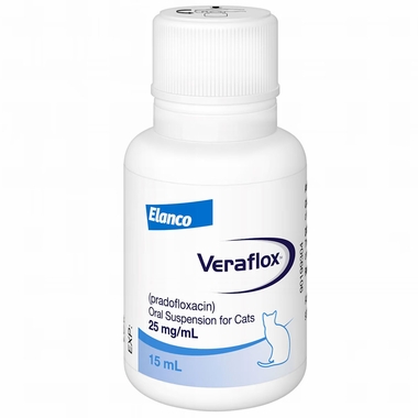 Veraflox Oral Suspension For Cats 2 5 15ml On Sale Entirelypets Rx