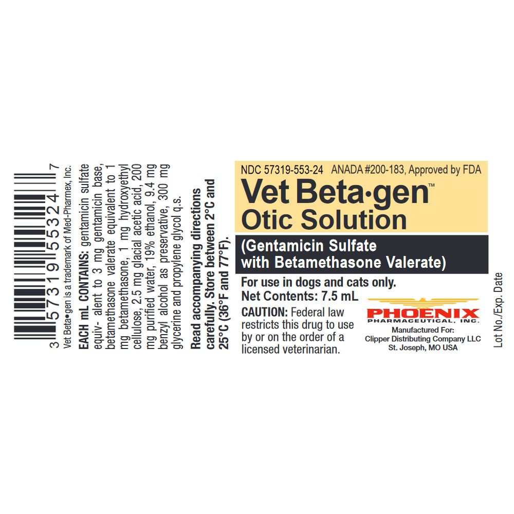 Vet Betagen Otic Solution (7.5 mL) | On Sale | EntirelyPets Rx