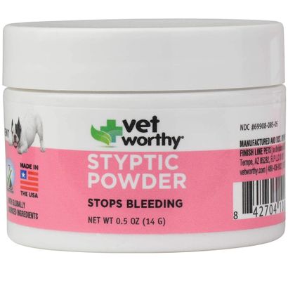 Vet Worthy Styptic Powder (0.5 oz) | On Sale | EntirelyPets Rx