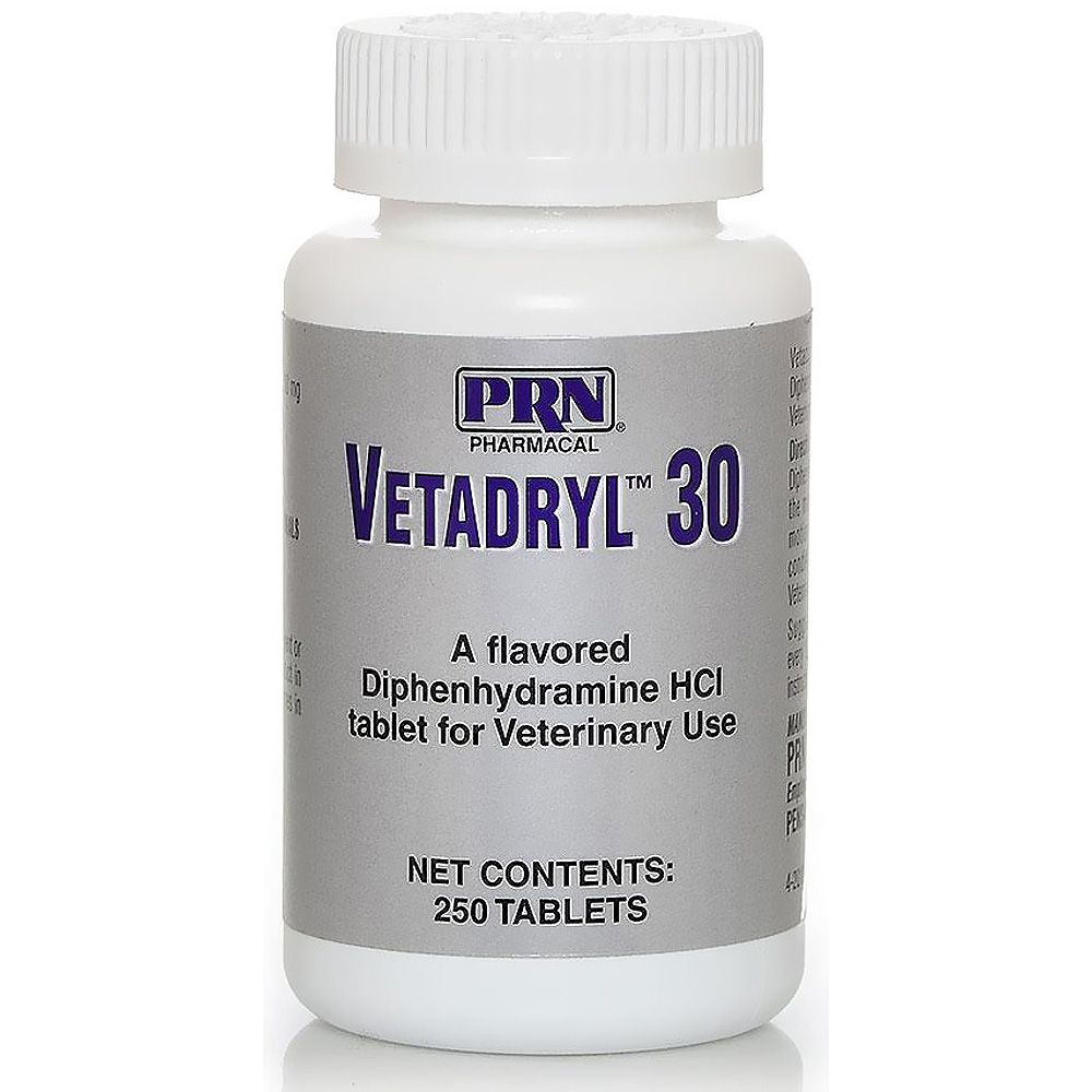 Vetadryl 30mg (250 tabs) | On Sale | EntirelyPets Rx