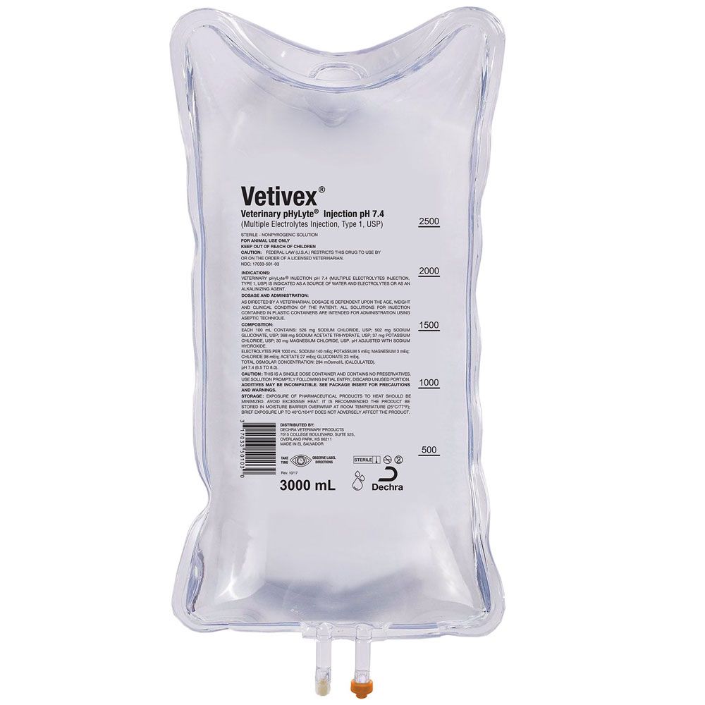 Vetivex Hartmann's pHyLyte Injection pH 7.4 (3000 mL) | On Sale ...