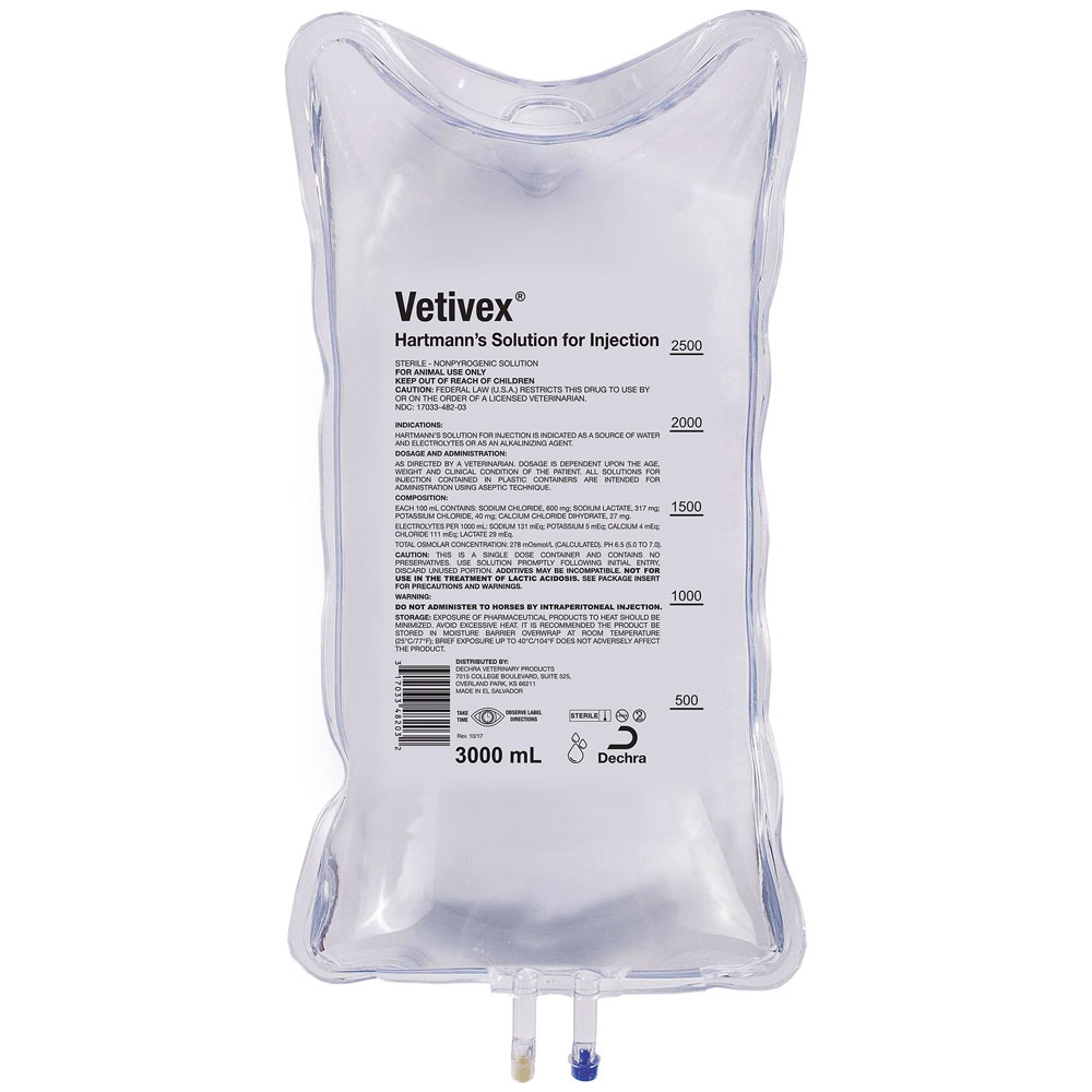 Vetivex for Pets - Hartmann's Solution for Injection (3000 ml) - [Body ...