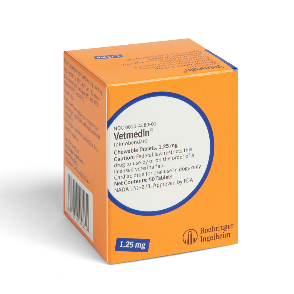 Vetmedin (Pimobendan) 1.25 mg (per tab) | On Sale | EntirelyPets Rx