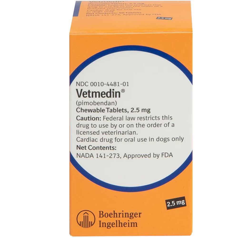 Vetmedin - pimobendan for Dogs - 2.5-mg (1 chew tablet) - [Congestive Heart Failure] | On Sale ...