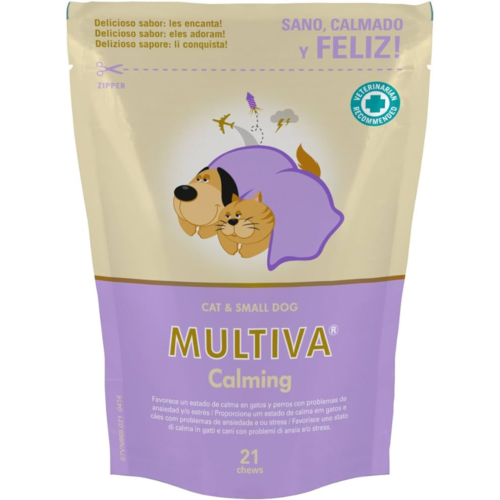 VetNova Multiva Calming for Cat & Small Dogs, 25 Soft Chews | On Sale ...