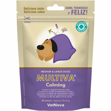 VetNova Multiva Calming for Medium & Large Dogs, 25 Soft Chews | On ...
