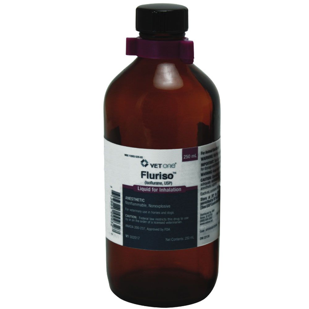 VetOne Fluriso (Isoflurane) Liquid for Inhalation, 250mL | On Sale ...