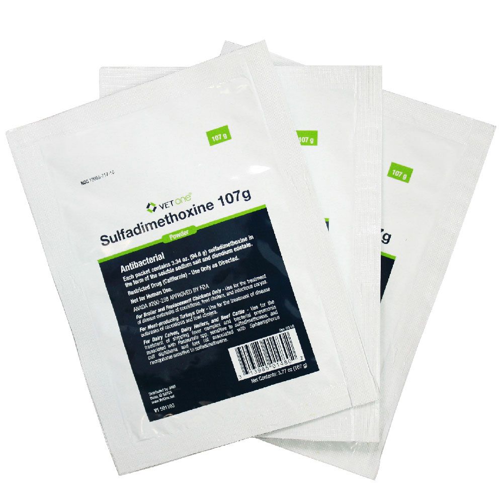 VetOne Sulfadimethoxine Powder 107g | Free Shipping | EntirelyPets Rx