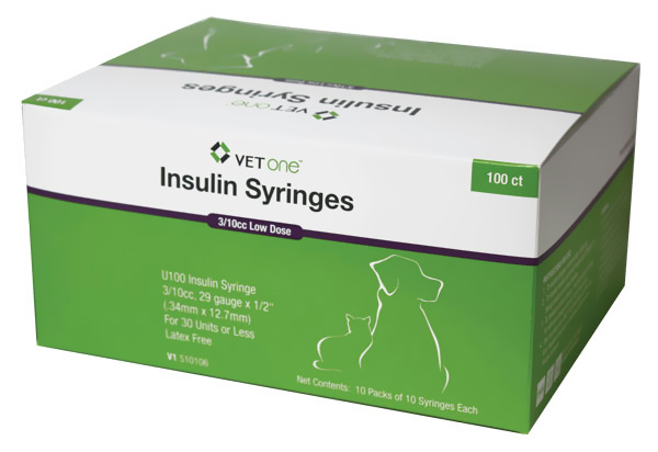 Vetone Syringes 0.3cc [U-100] 29gx0.5" (100 count) | On Sale ...