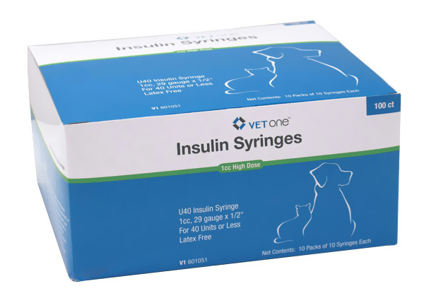 Vetone for Animals - Syringes 1cc [U-40] 29gx0.5" (100 count ...