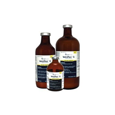 VetOne VetriPen G (Penicillin G Procaine) Injectable Suspension, 250mL ...
