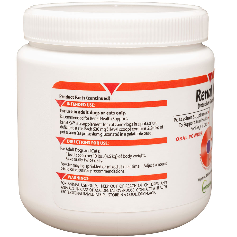 Vetoquinol Renal K+ (100 gm) | On Sale | EntirelyPets Rx