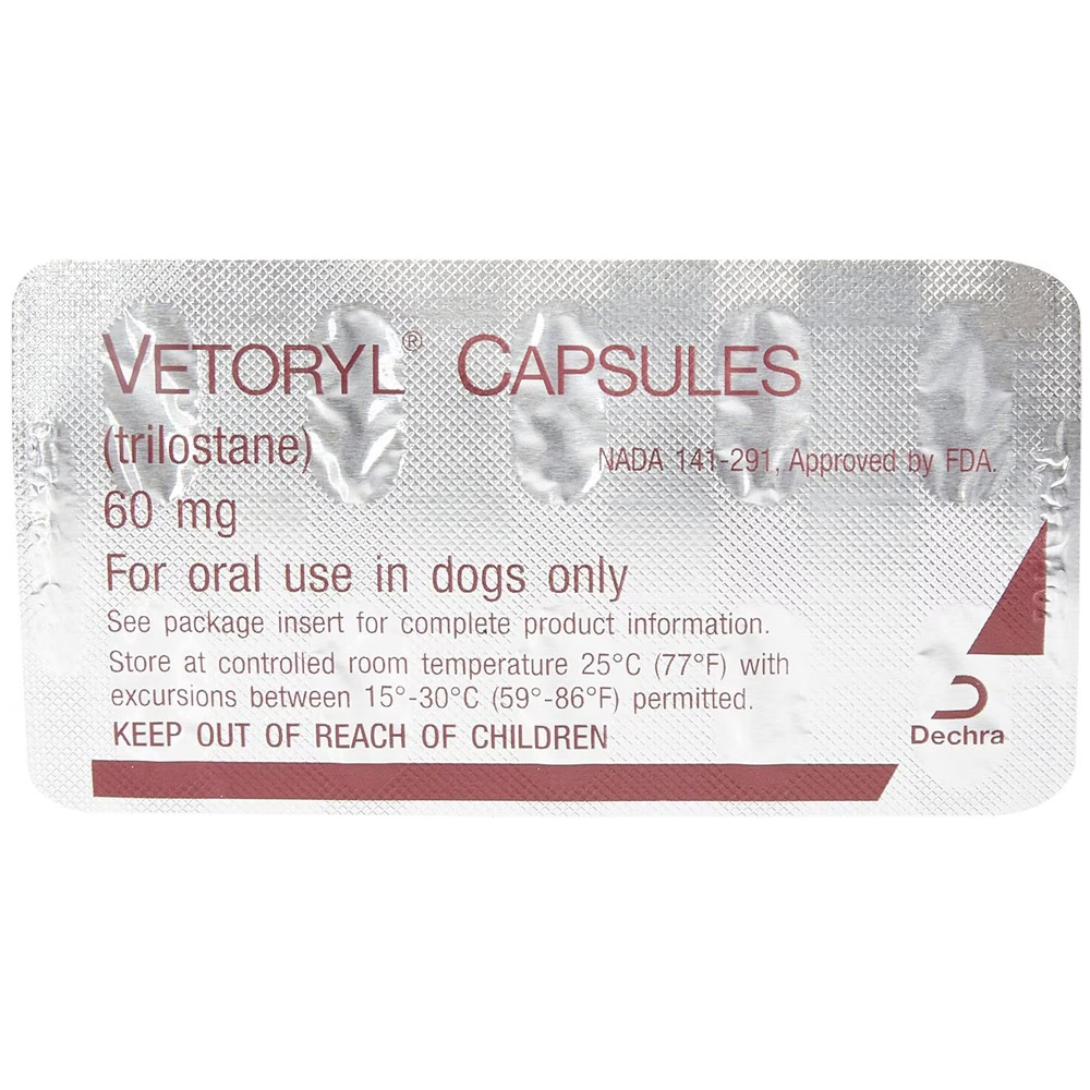 Vetoryl (Trilostane) 60 mg (30 Capsules) | On Sale | EntirelyPets Pharmacy