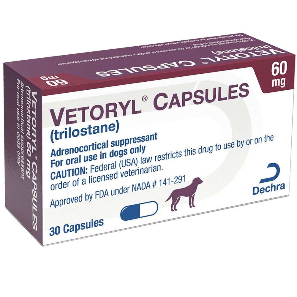 Vetoryl (Trilostane) 60 mg (30 Capsules) | On Sale | EntirelyPets Pharmacy