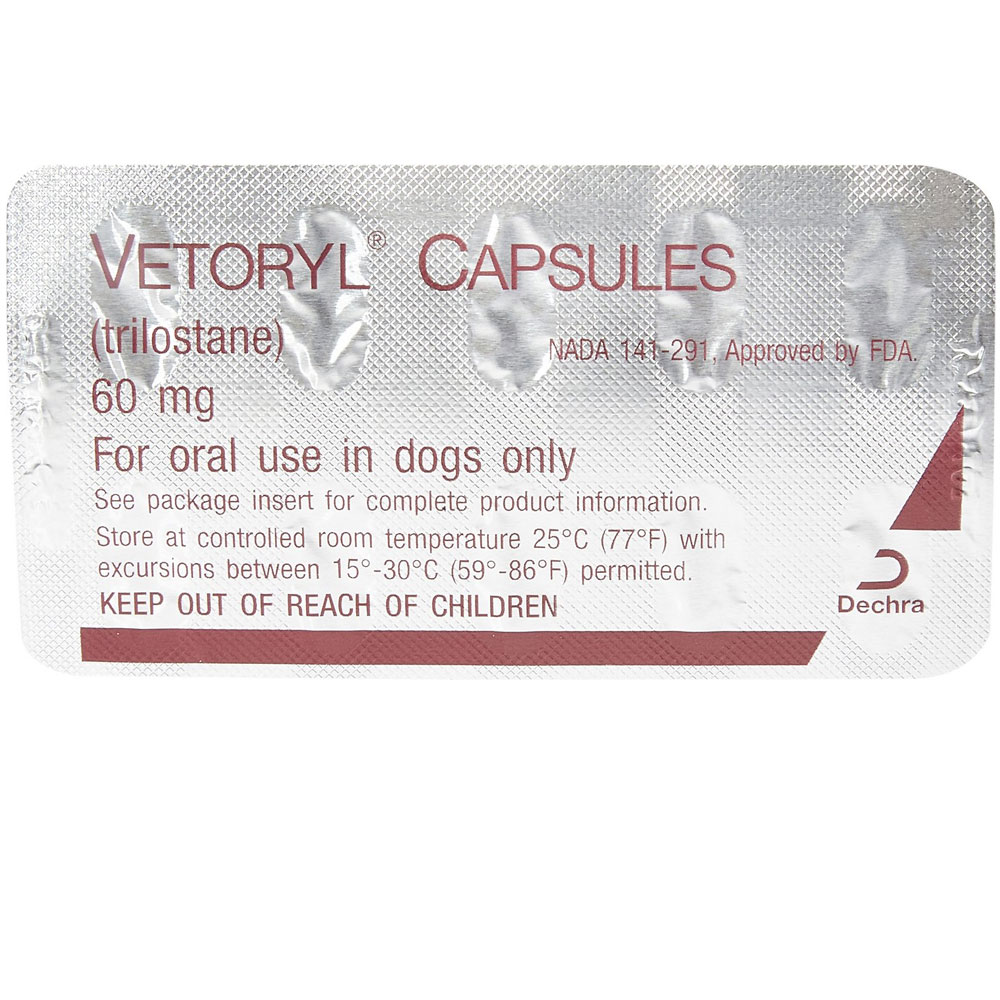 Vetoryl (Trilostane) 60 mg (30 Capsules) | On Sale | EntirelyPets Pharmacy