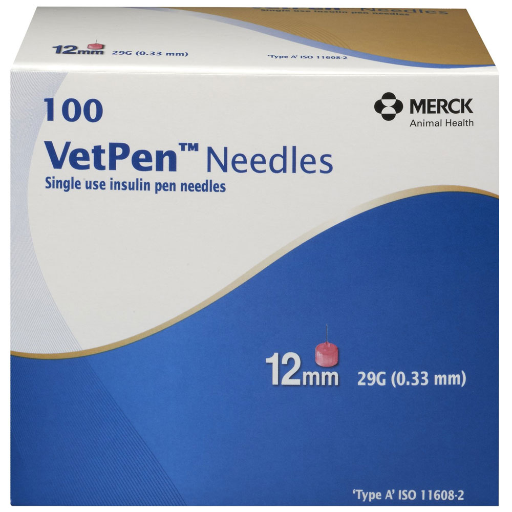 VetPen for Dogs & Cats - Needles 12mm (29g) (100 count) - [Disposable ...