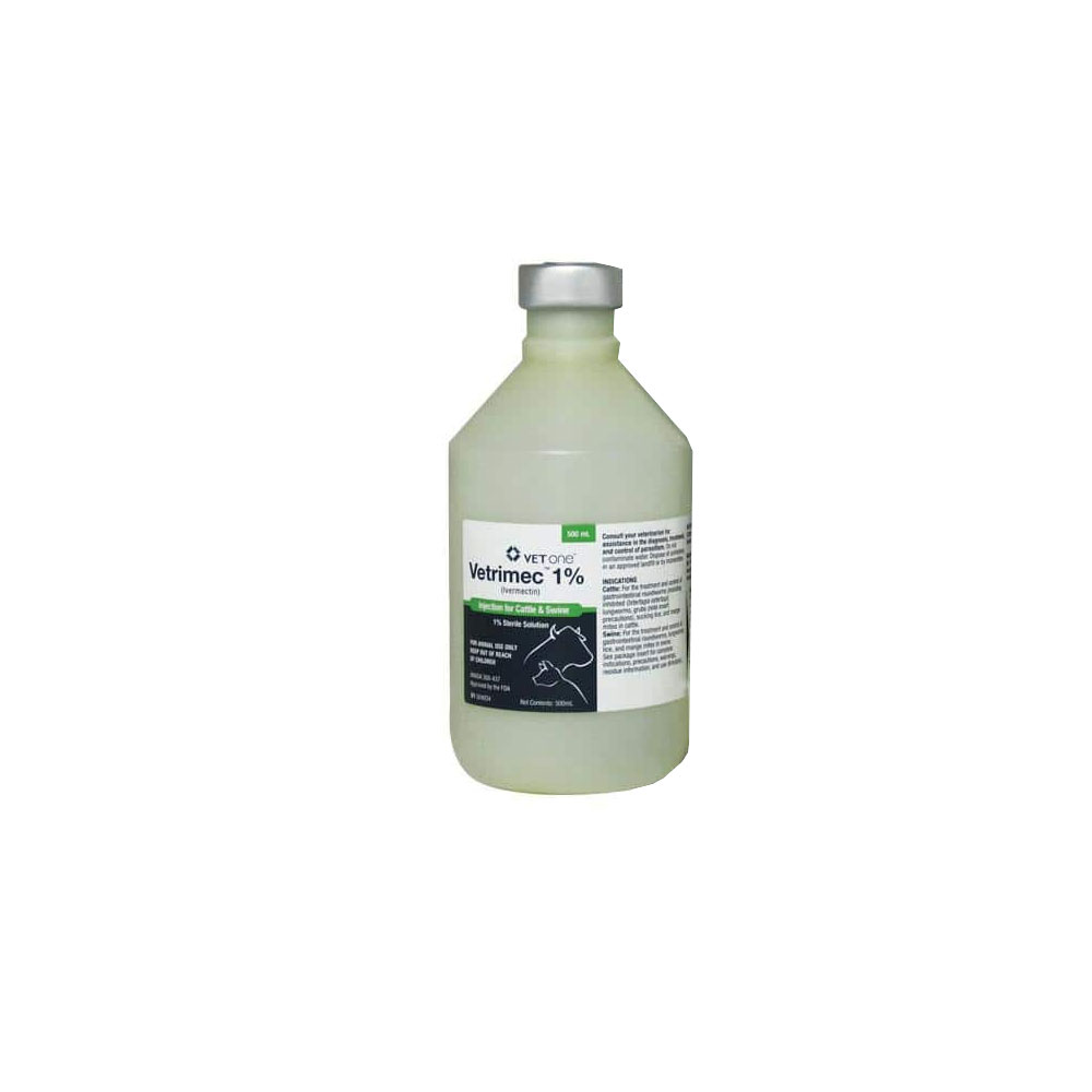 Vetrimec (Ivermectin) 1% Sterile Solution Injection for Cattle & Swine ...