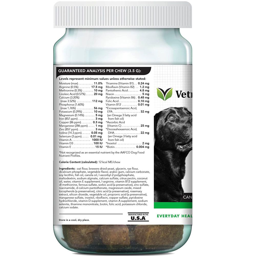 VetriScience Canine Plus Senior Multivitamins (60 Bite-Sized Chews ...