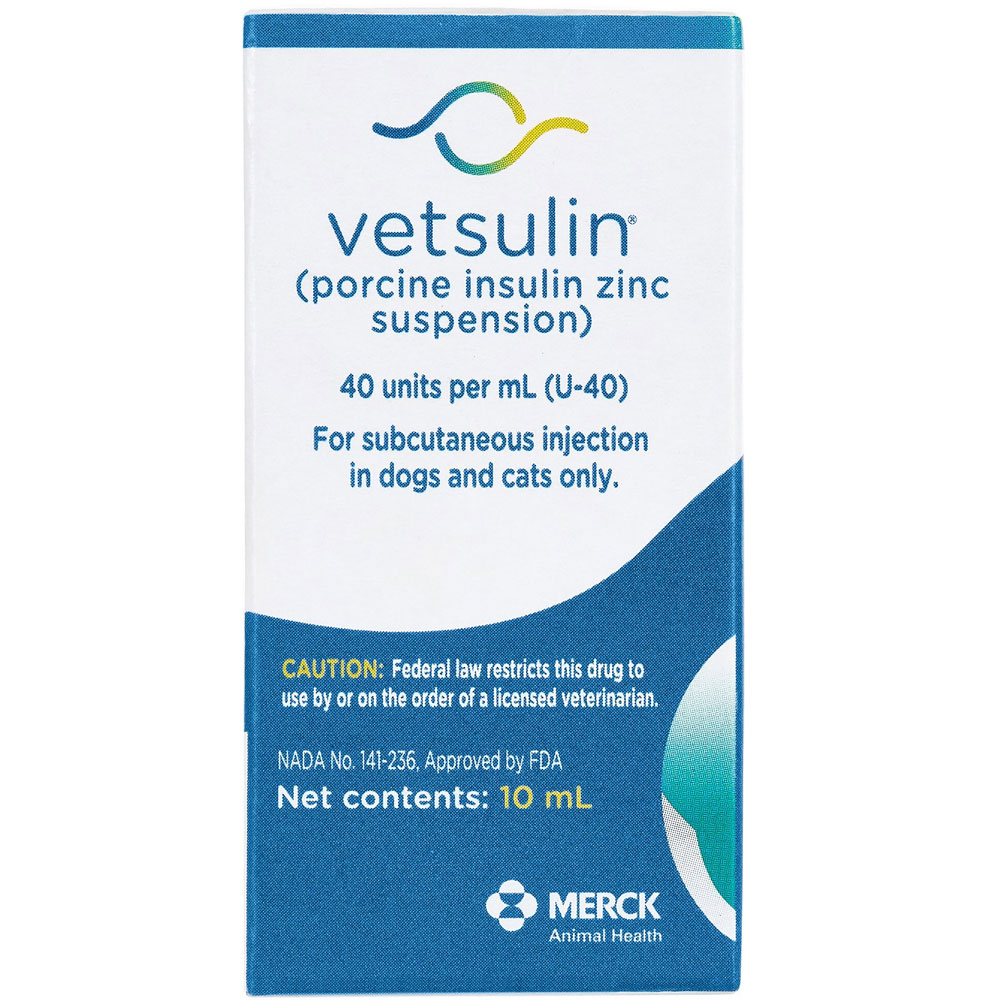 Vetsulin for Dogs & Cats - Insulin U-40 10ml - [Diabetic Injection ...