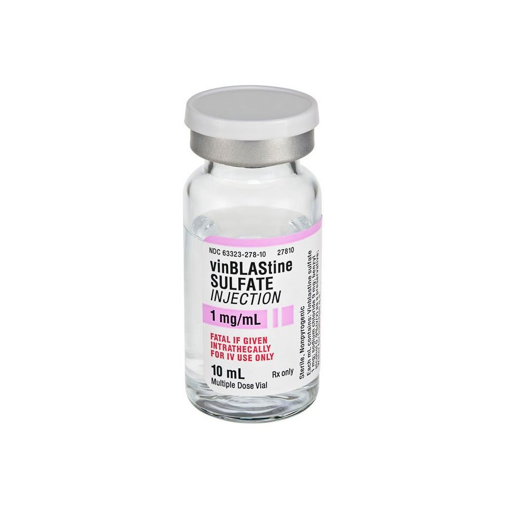 Vinblastine Sulfate Injection 1mg/mL, 10mL | On Sale | EntirelyPets Rx