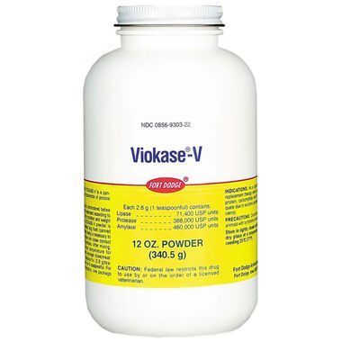 Viokase - V Powder (12 oz) | On Sale | EntirelyPets Rx