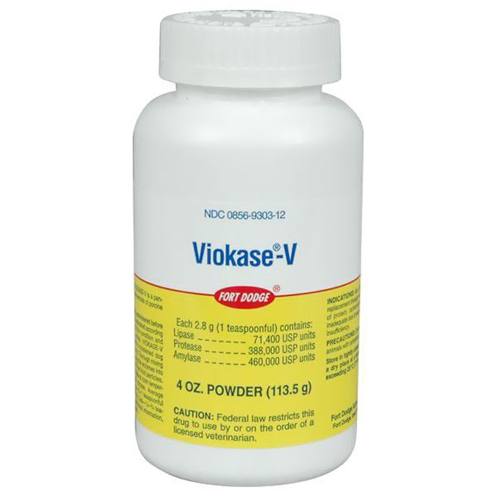 Viokase - V Powder (4 oz) | On Sale | EntirelyPets Rx