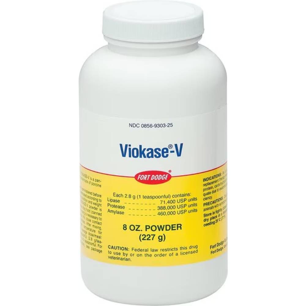 Viokase - V Powder (8 oz) | On Sale | EntirelyPets Rx