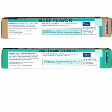 Virbac CET Toothpaste for Dogs & Cats 2.5 oz (70 gm) - Poultry | On ...