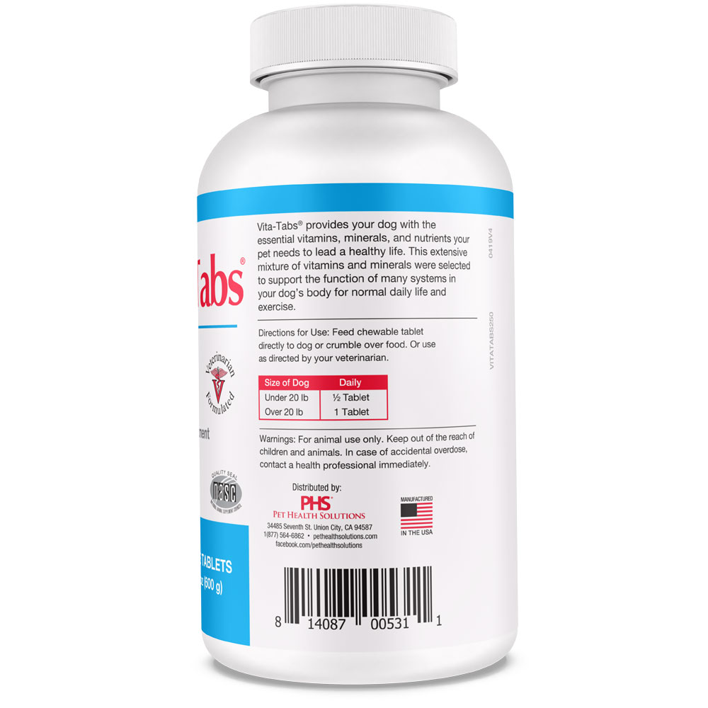Vita-Tabs (250 Chewable Tablets) | On Sale | EntirelyPets Rx