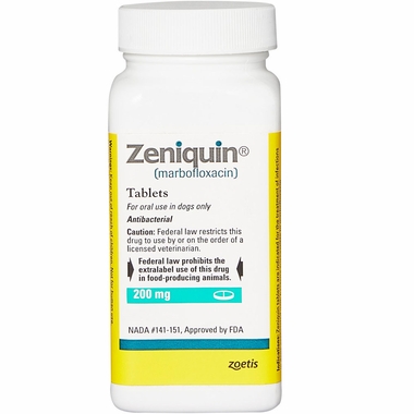 Zeniquin 200 mg (50 Tablets) | On Sale | EntirelyPets Rx