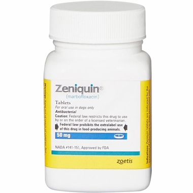 Zeniquin 50 mg (100 Tablets) | On Sale | EntirelyPets Rx