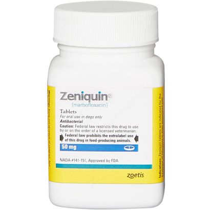 Zeniquin 50 mg (100 Tablets) | On Sale | EntirelyPets Rx