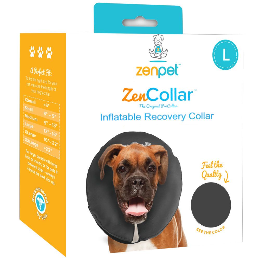 ZenPet ZenCollar Inflatable Recovery Collar - Large | On Sale ...