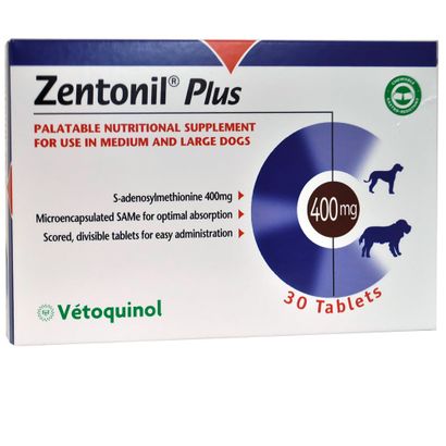 Zentonil Plus for Medium and Large Dogs 400mg (30 tablets) | On Sale ...