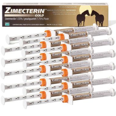 Zimecterin Gold Paste Ivermectin - 12 Pack | On Sale | EntirelyPets Rx
