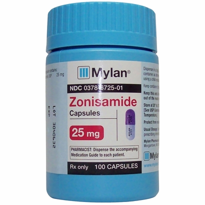 Zonisamide (Generic) Capsules, 100 capsules, 25-mg | On Sale ...