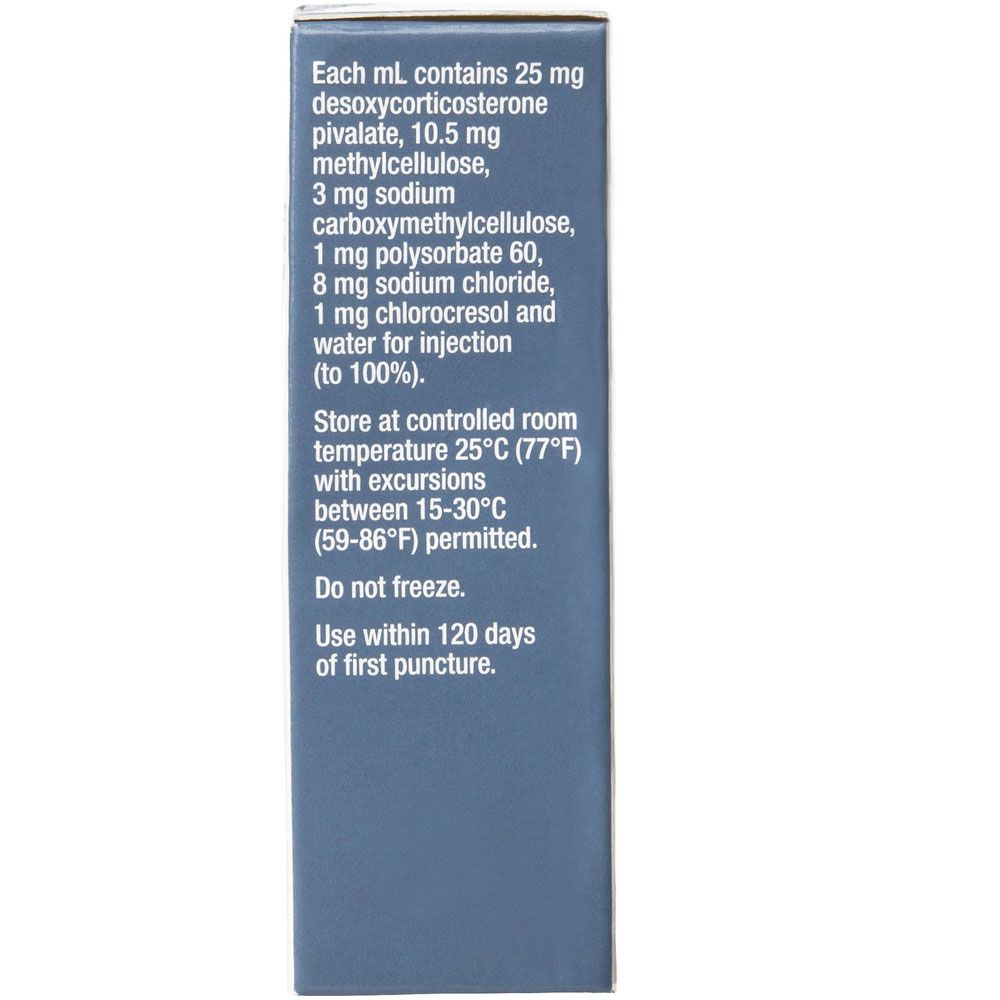 Zycortal Suspension for Dogs - desoxycorticosterone - 25 mg/ml (4ml ...