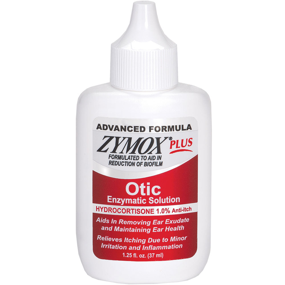Zymox Plus Otic Advanced Formula w/ Hydrocortisone 1.0% (1.25 oz) | On ...