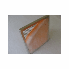 Aluminum Frame Safeguard Orange and White Media Filter Pad