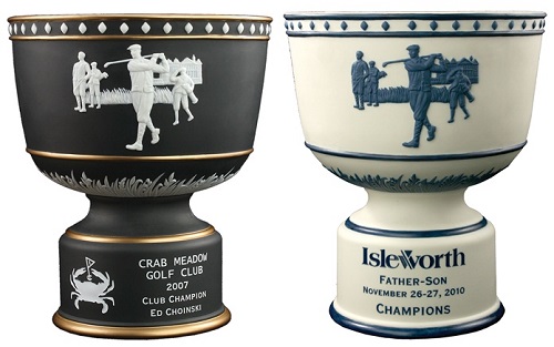 Vintage Bowl Ceramic Golf Trophy or Award