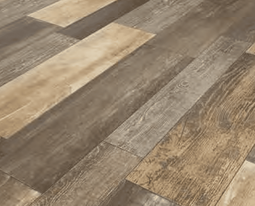 Loft Multicolor 9 in. x 36 in. Rectified Porcelain Woodlook Tile