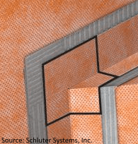 Schluter Systems Kerdi Bench Corners - 2 pack