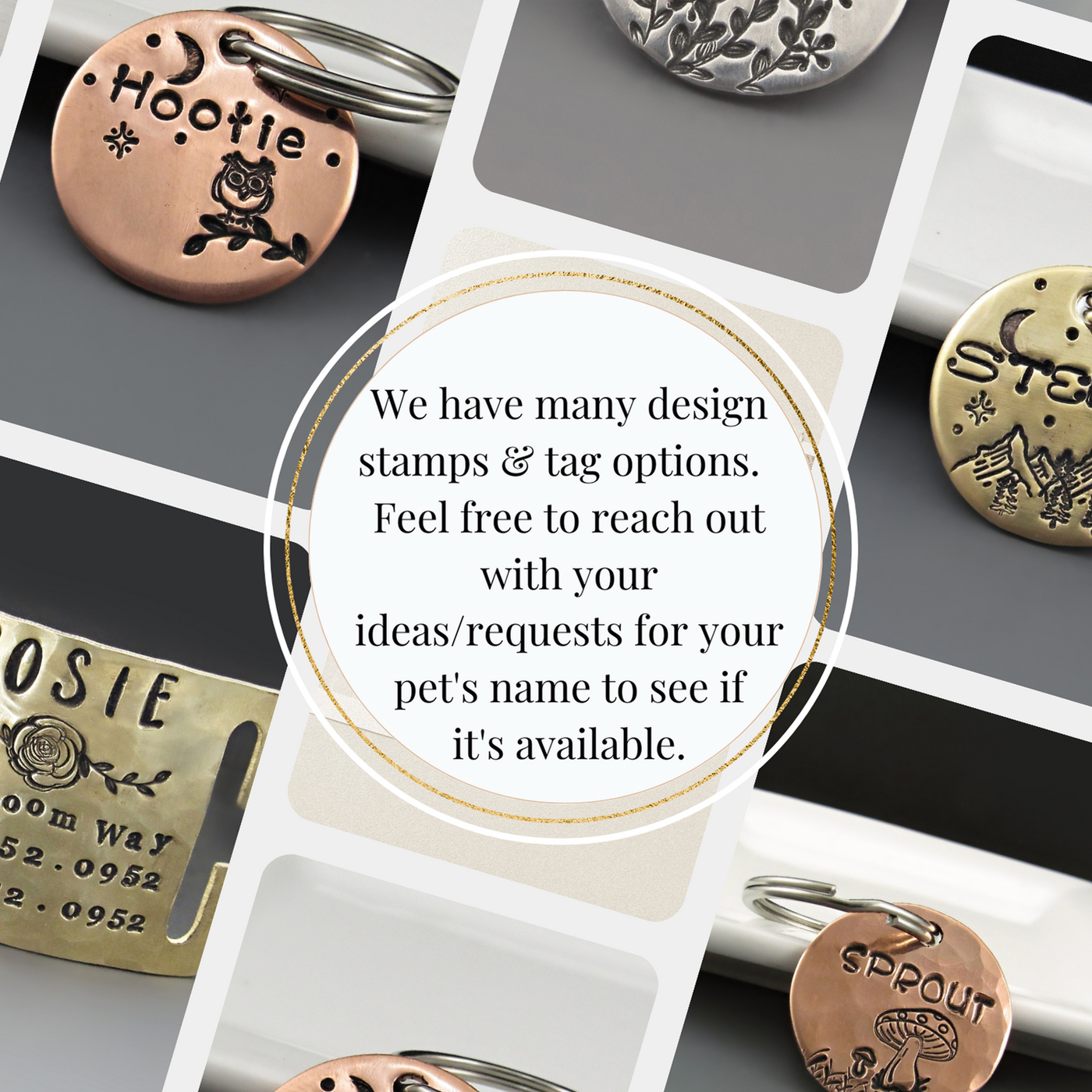 Bridle Tack Tag With Stars