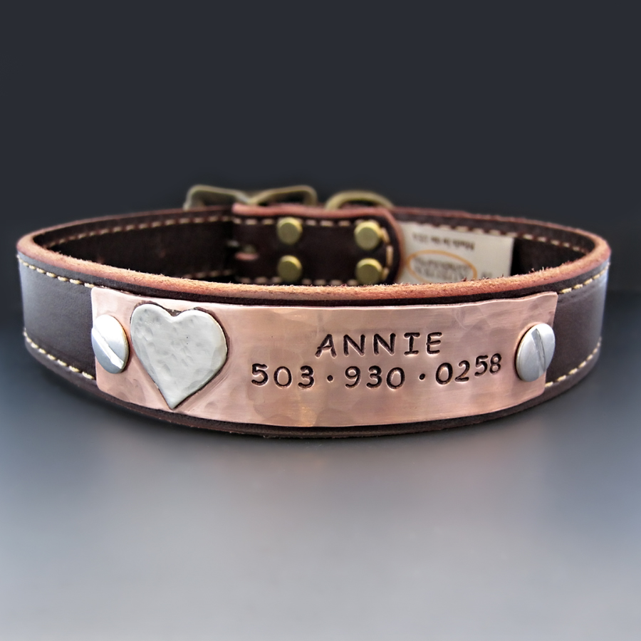 Personalized Heart Pet ID Tag