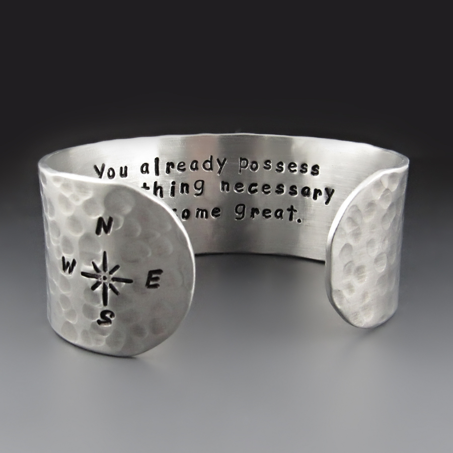 Silver Be Great Graduation Bracelet