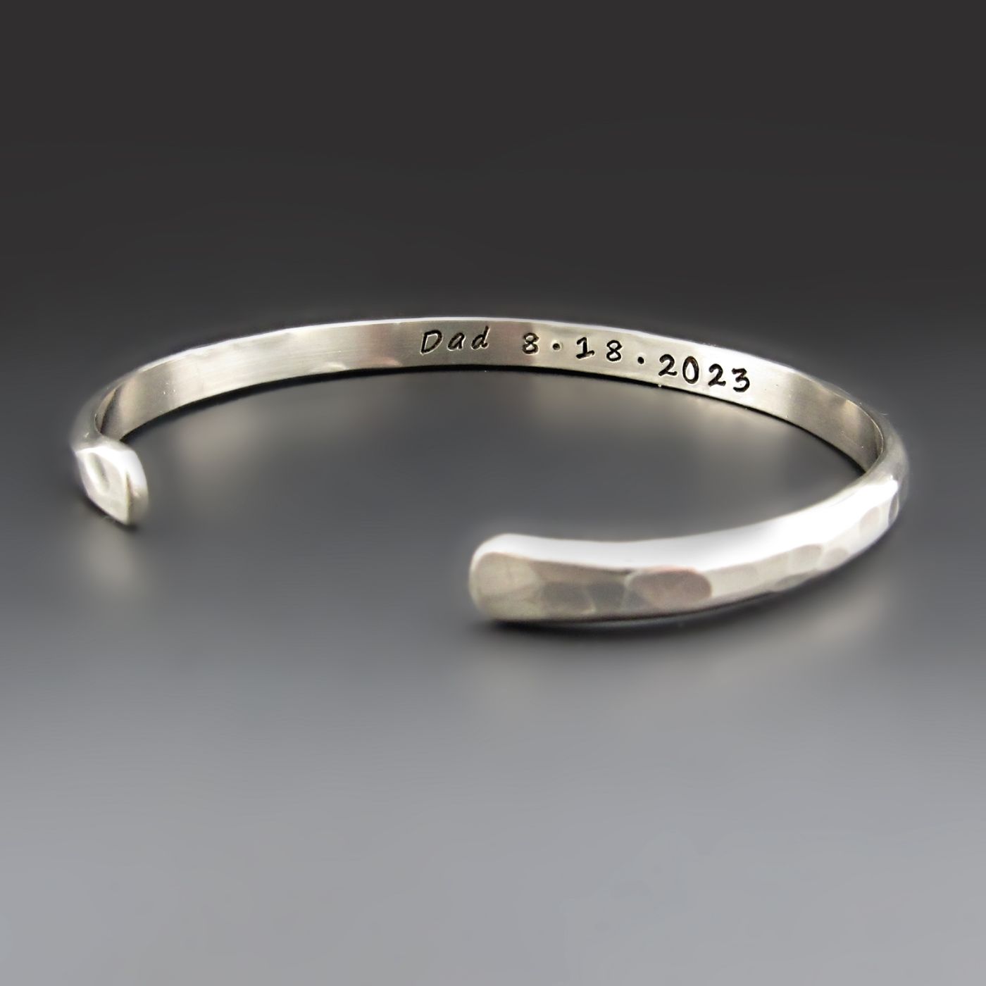 Custom Heavy Guage Sterling Silver Cuff