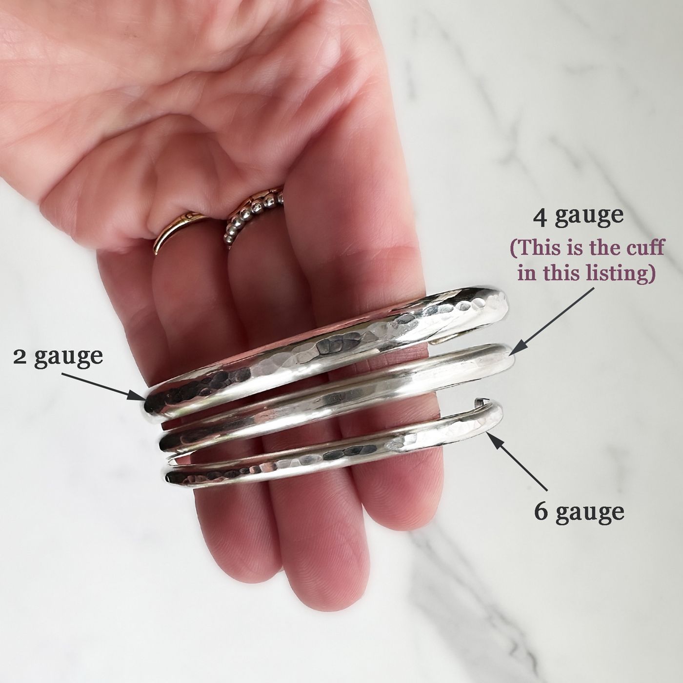 Custom Heavy Guage Sterling Silver Cuff