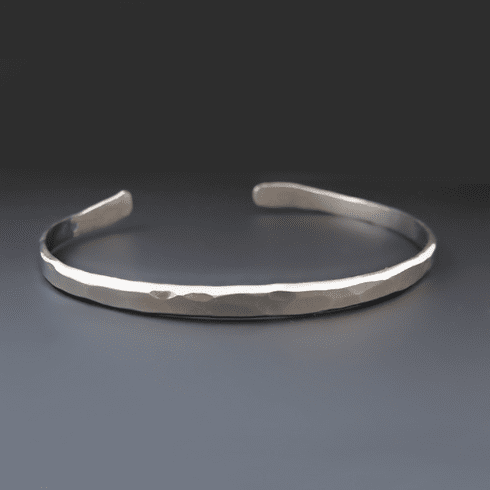 Thin silver cuff bracelet store